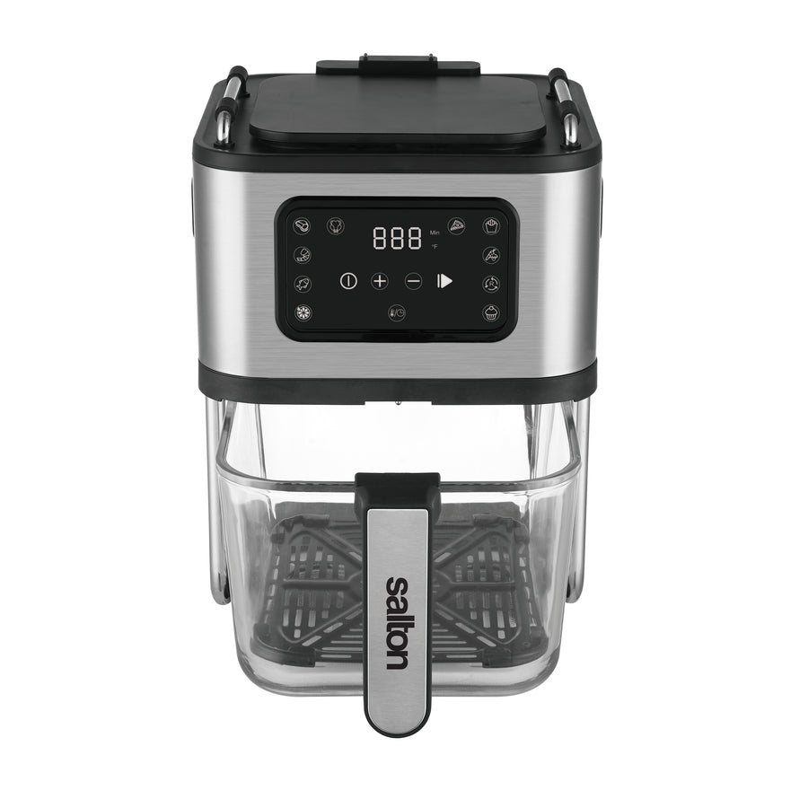 Salton Flip and Cook 3-in-1 Air Fryer, Grill & Dehydrator